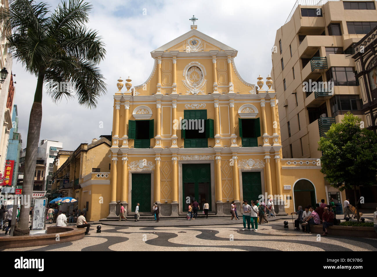 The Church of St. Dominick is seen in Macau, China Stock Photo - Alamy