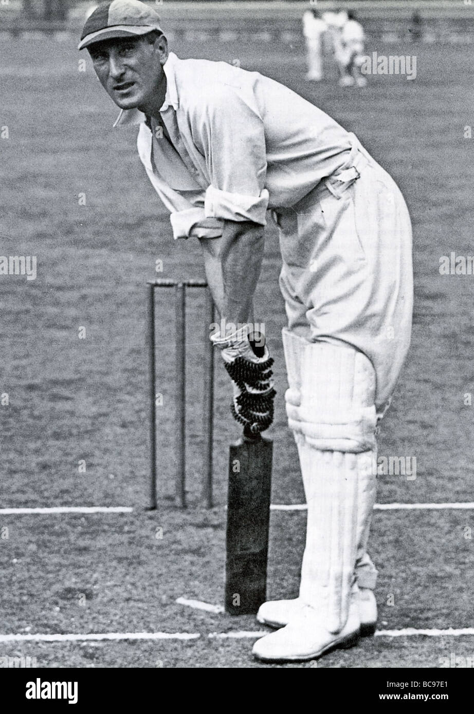 DOUGLAS JARDINE - English Test cricketer (1900-1958 Stock Photo - Alamy