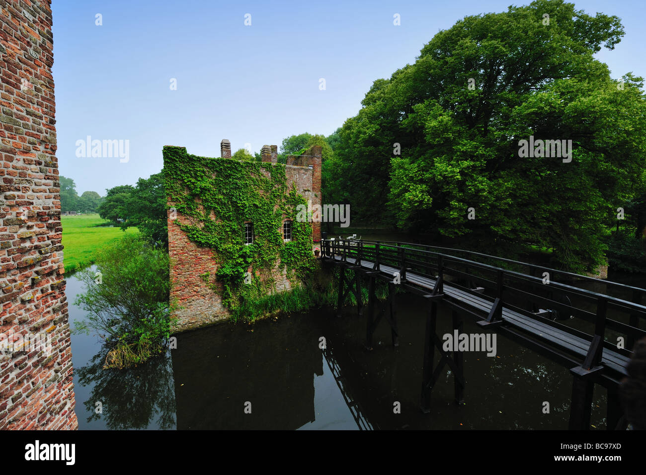 Ruine van Brederode in Santpoort Zuid near Haarlem in the Netherlands ...