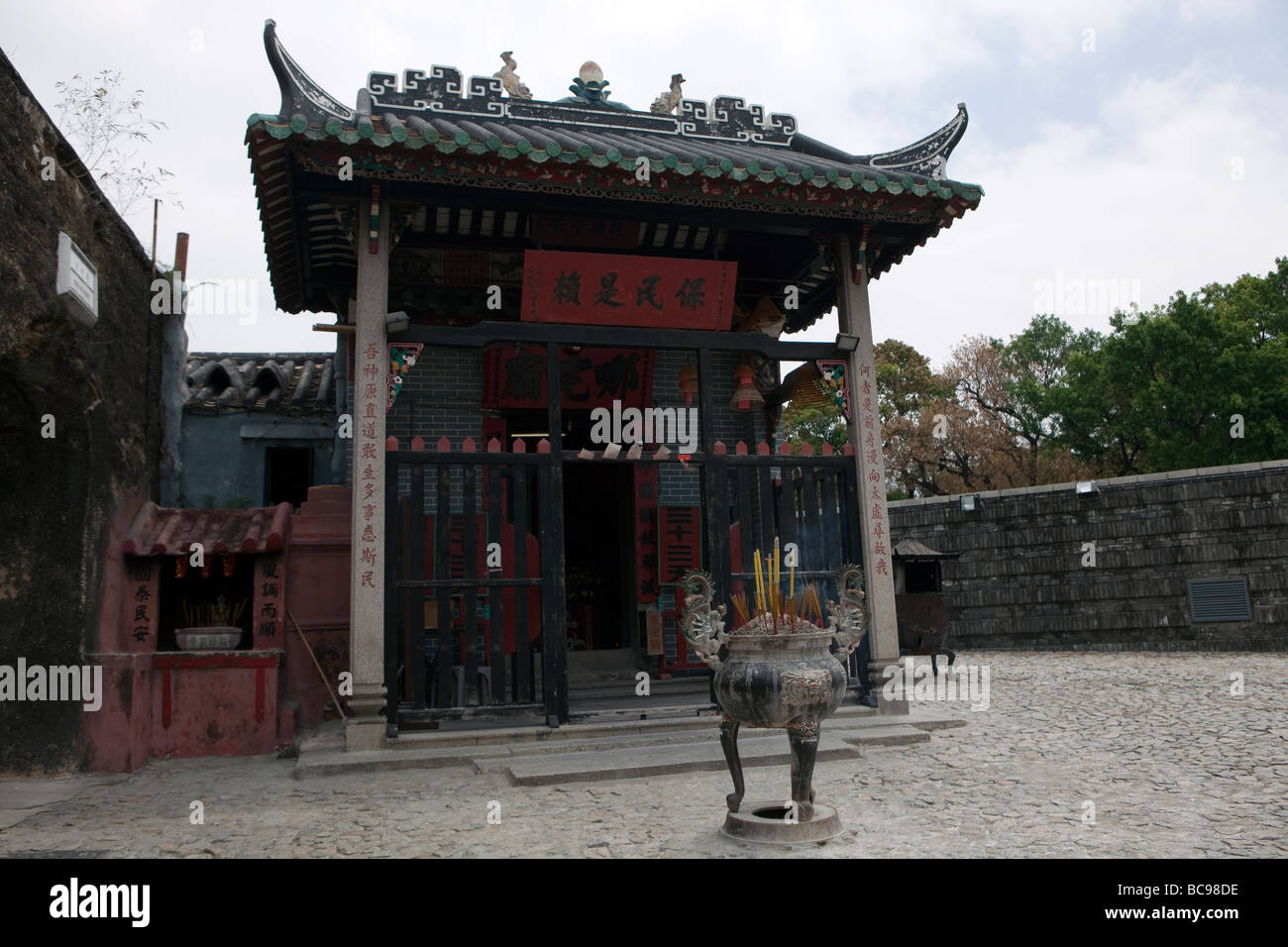 The Na Tcha Temple is seen in Macau, China Stock Photo - Alamy
