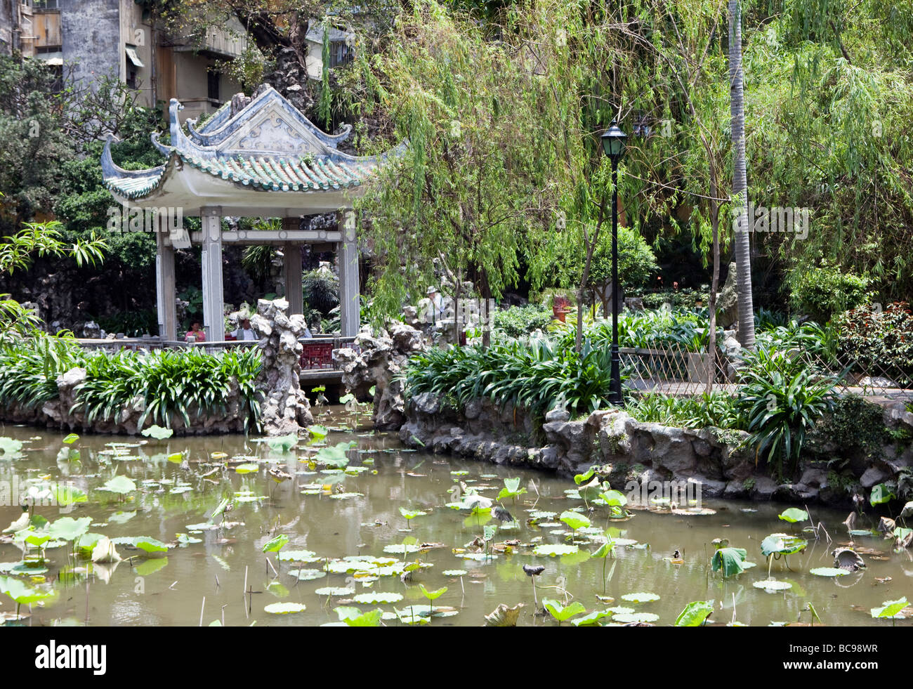 The Lou Lim Lok Garden is seen in Macau, China Stock Photo - Alamy