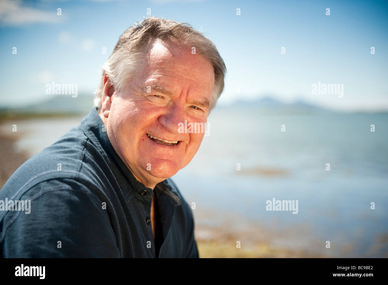 Dafydd Iwan welsh singer politician and businessman Stock Photo - Alamy