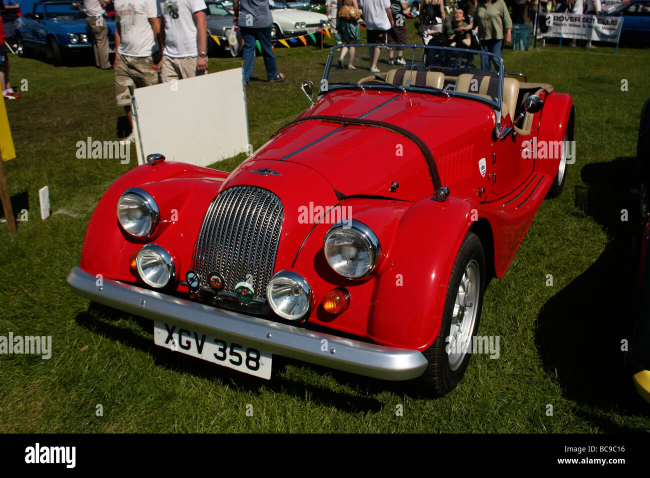 red morgan car Stock Photo - Alamy