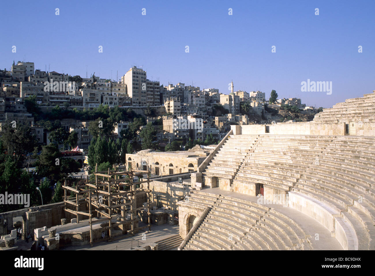 jordan amman The roman amphitheater Stock Photo - Alamy