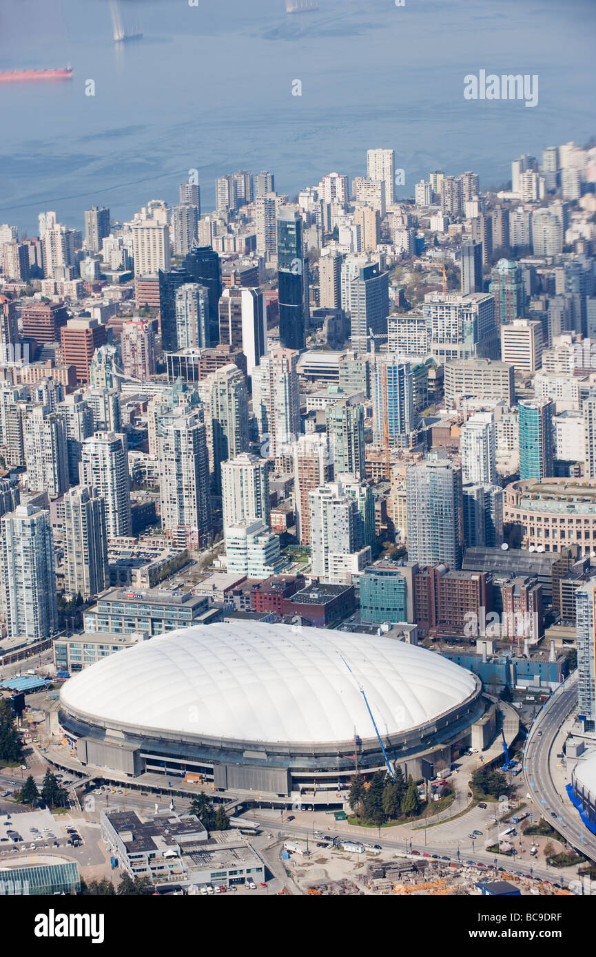 aerial view of BC Place Stadium Vancouver British Columbia Canada Stock ...