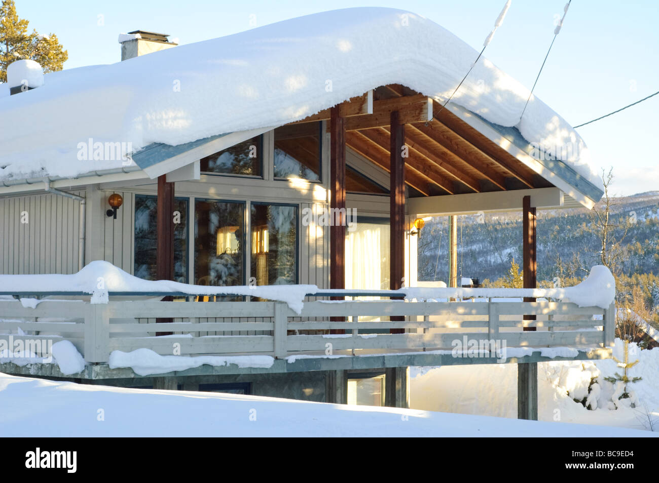 Geilo town and ski resort, Norway Stock Photo - Alamy