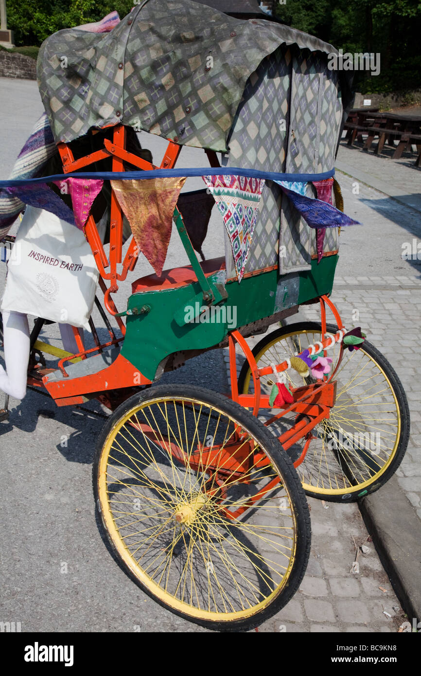 Colourful Original Rickshaw Trike /Cycle Stock Photo - Alamy
