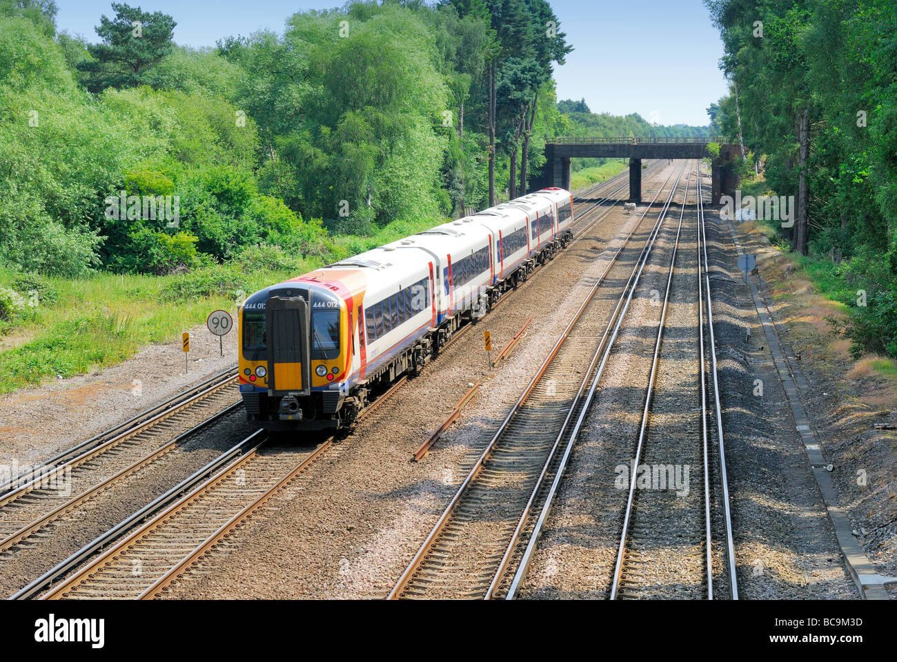 British rail express train Stock Photo - Alamy