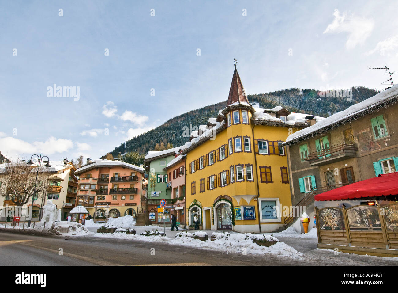 Moena Trento Italy Stock Photo - Alamy