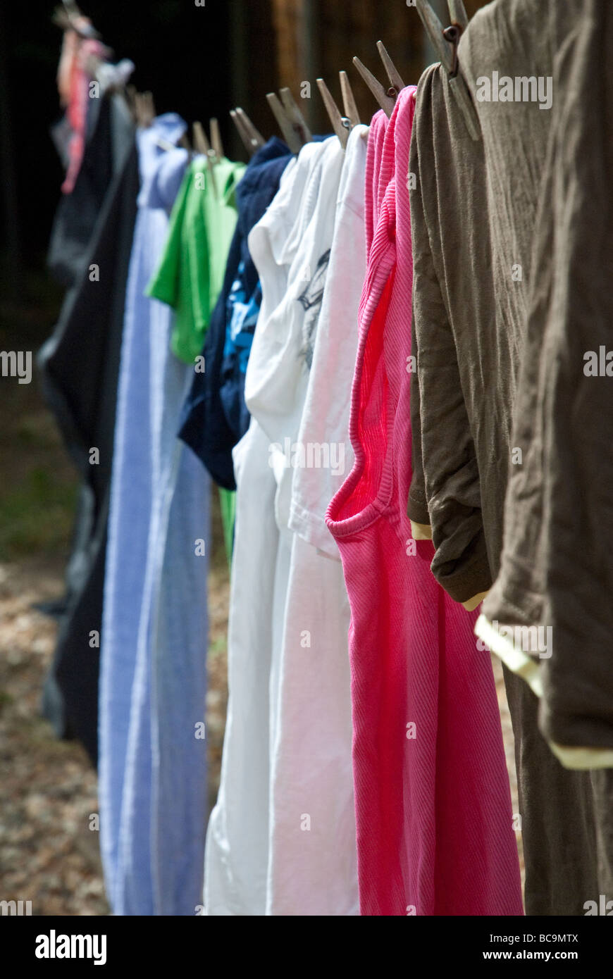 Washing line hi-res stock photography and images - Alamy