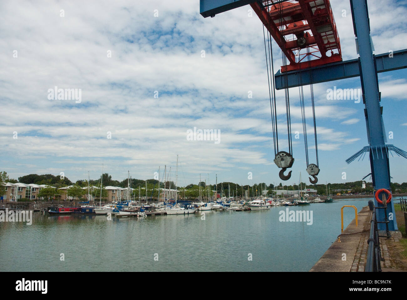 Preston Dock and Marina Stock Photo - Alamy
