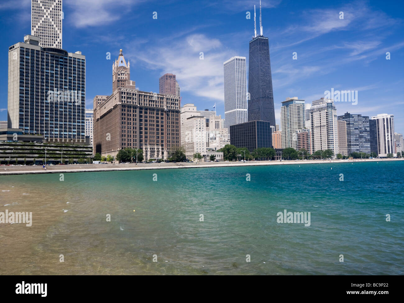 Chicago Gold Coast summer time Stock Photo - Alamy