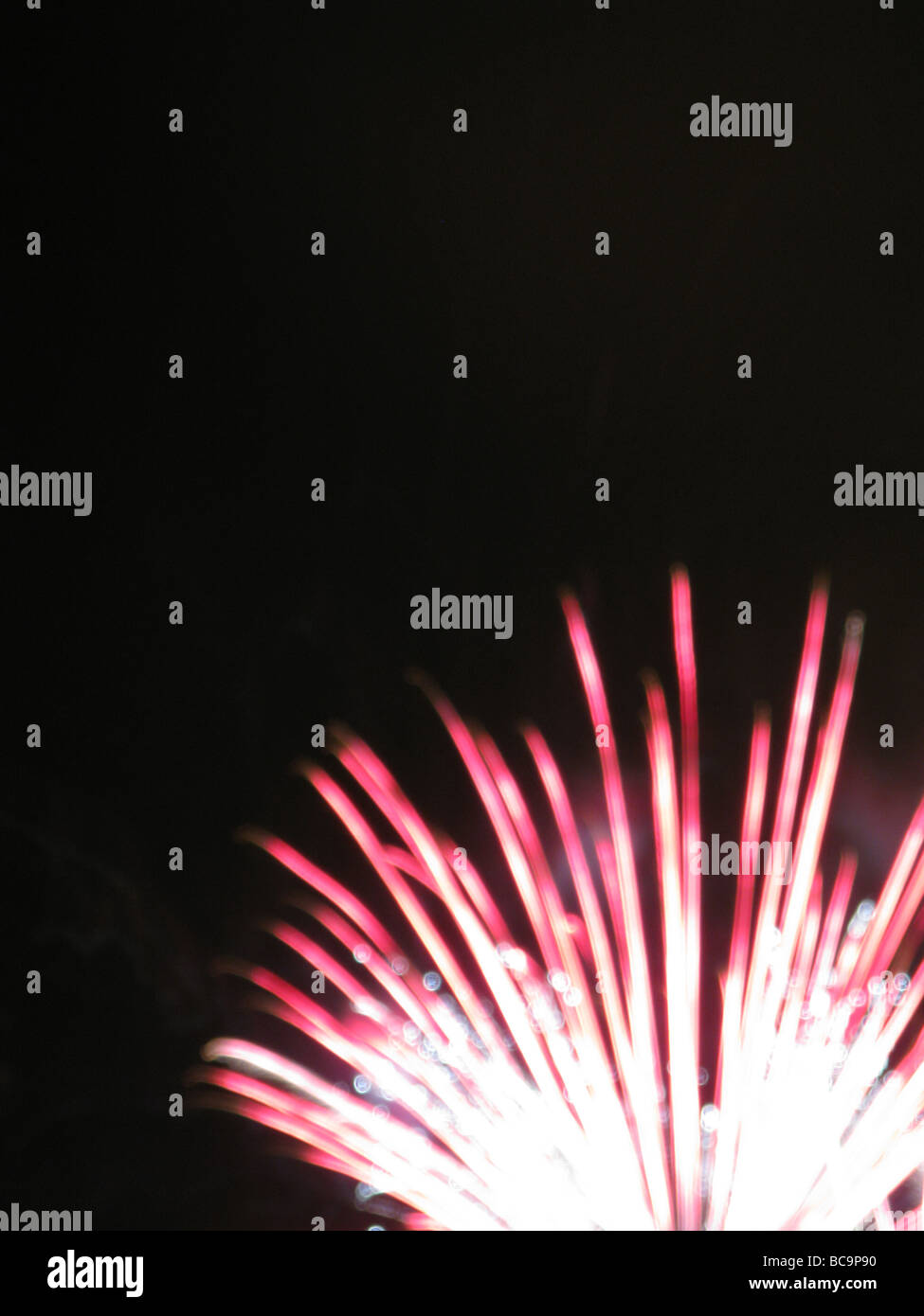 big fireworks display in night sky Stock Photo - Alamy