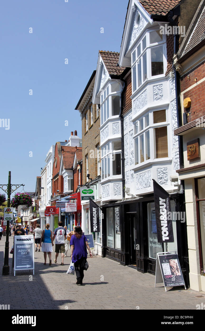 West Street, Horsham, West Sussex, England, United Kingdom Stock Photo ...