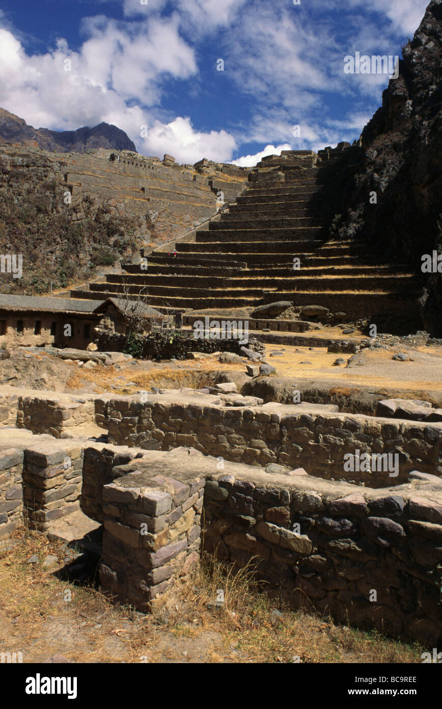 The incredible STONE TERRACES built by the INCA at the fortress of ...
