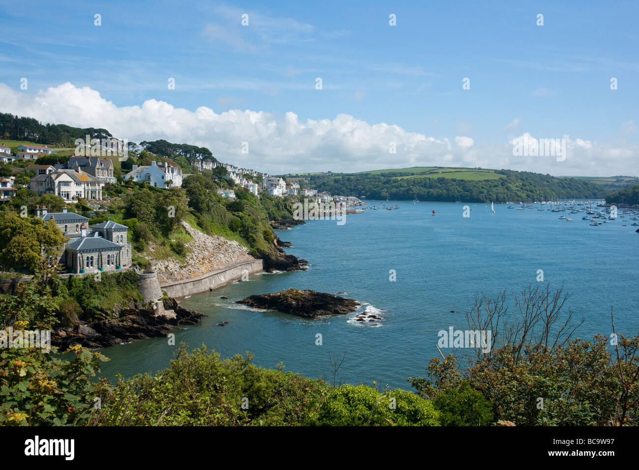 Fowey from Catherine's Point Stock Photo - Alamy