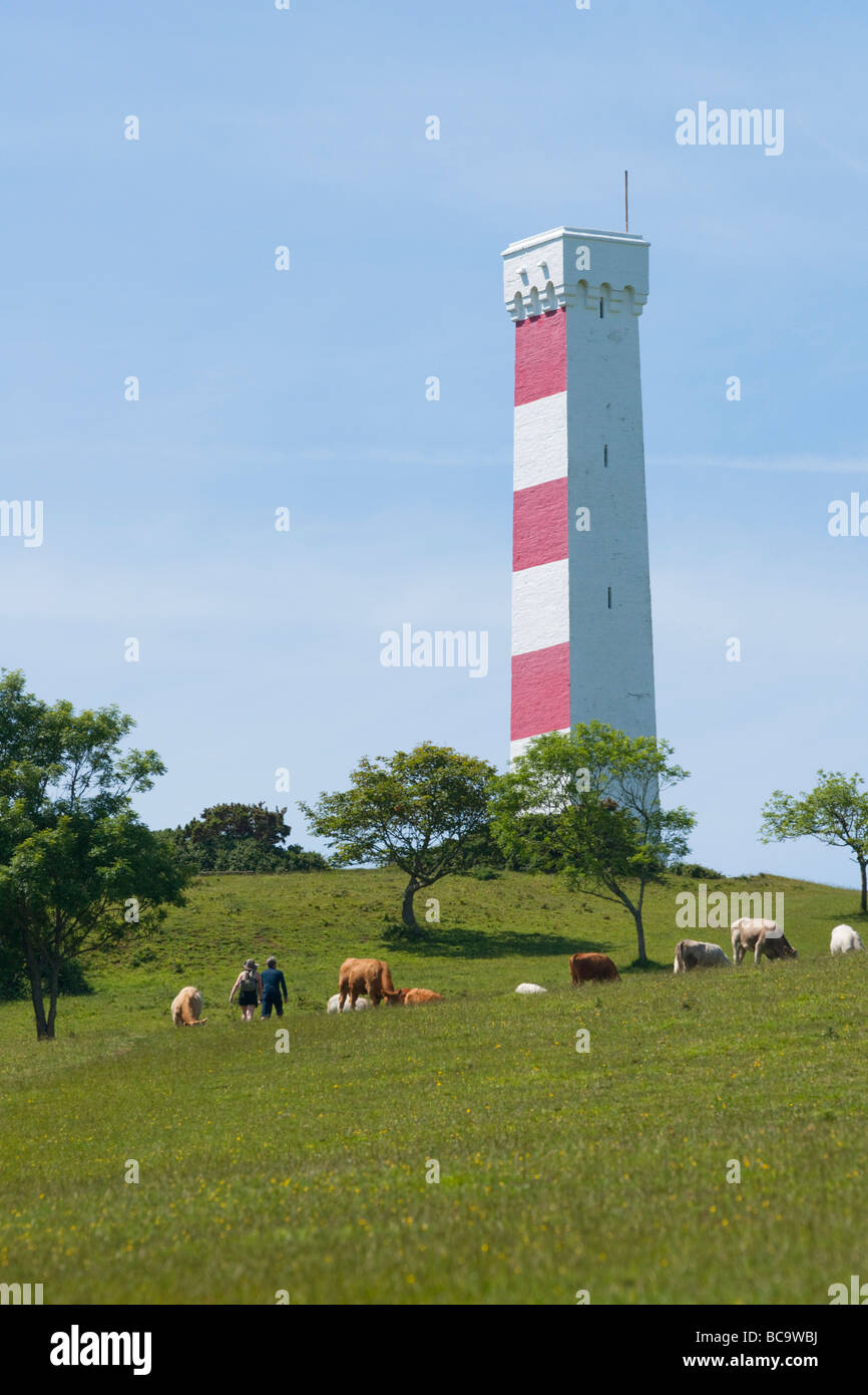 Gribbin head daymark hi-res stock photography and images - Alamy