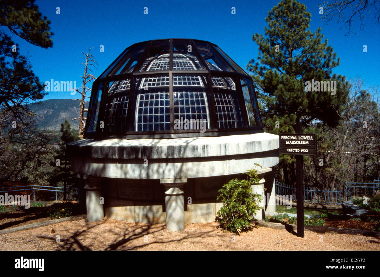 Percival Lowell Mausoleum on Mars Hill Lowell Observatory Flagstaff ...
