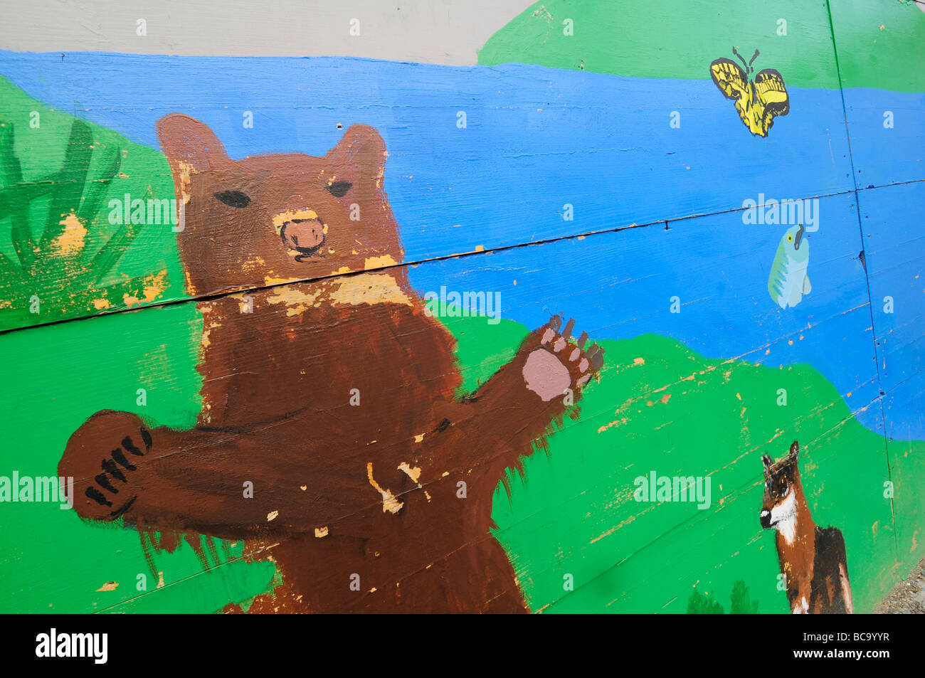Child drawings of bears to promote a new bears pit in central Bern ...
