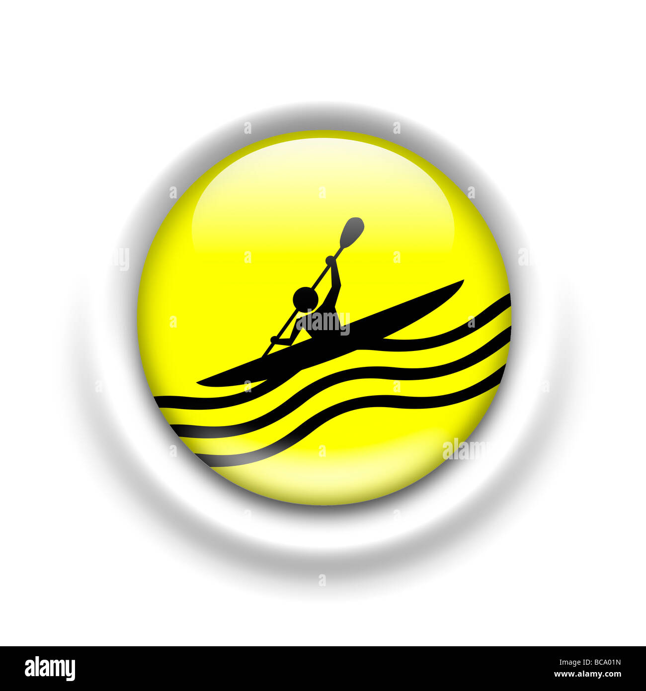 Canoe kayak symbol hi-res stock photography and images - Alamy