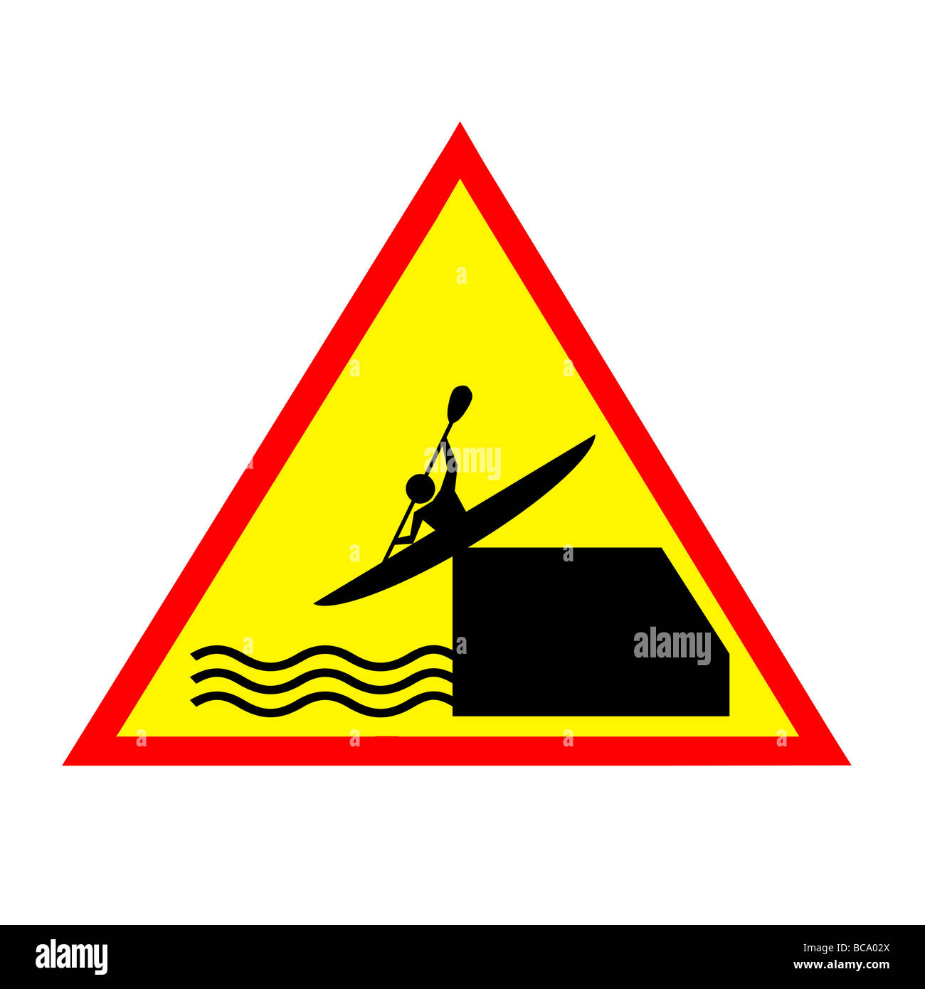 Canoe kayak symbol Stock Photo - Alamy