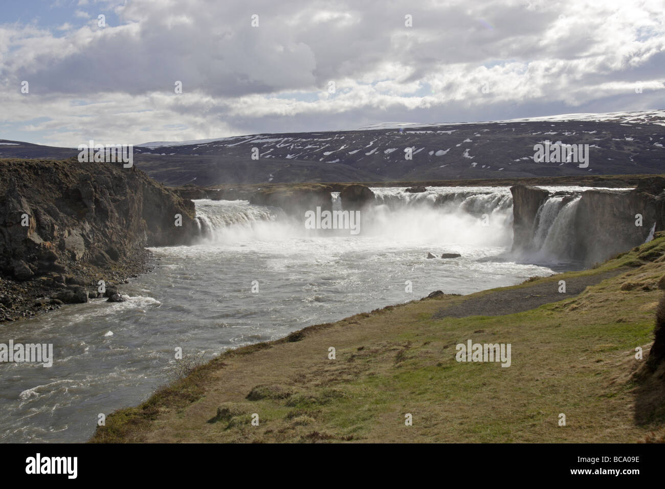 Godafoss Waterfall Iceland Stock Photo - Alamy