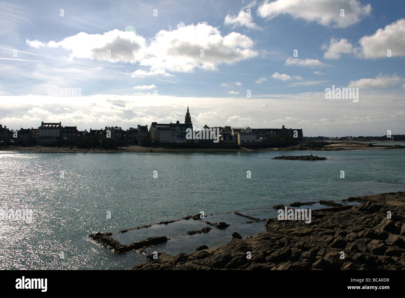Roscoff town, Brittany, France Stock Photo - Alamy