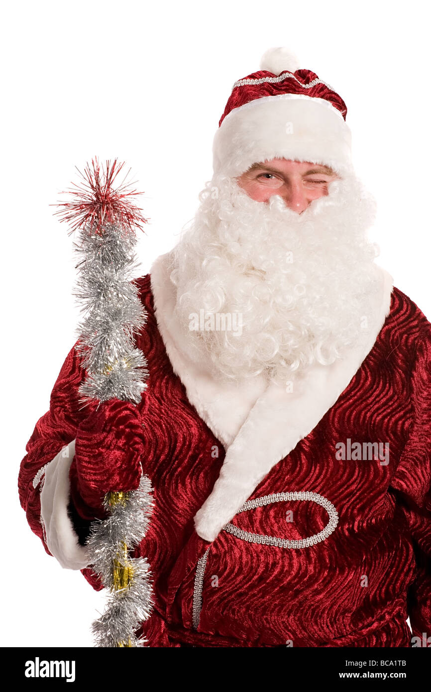 Winking santa hi-res stock photography and images - Alamy