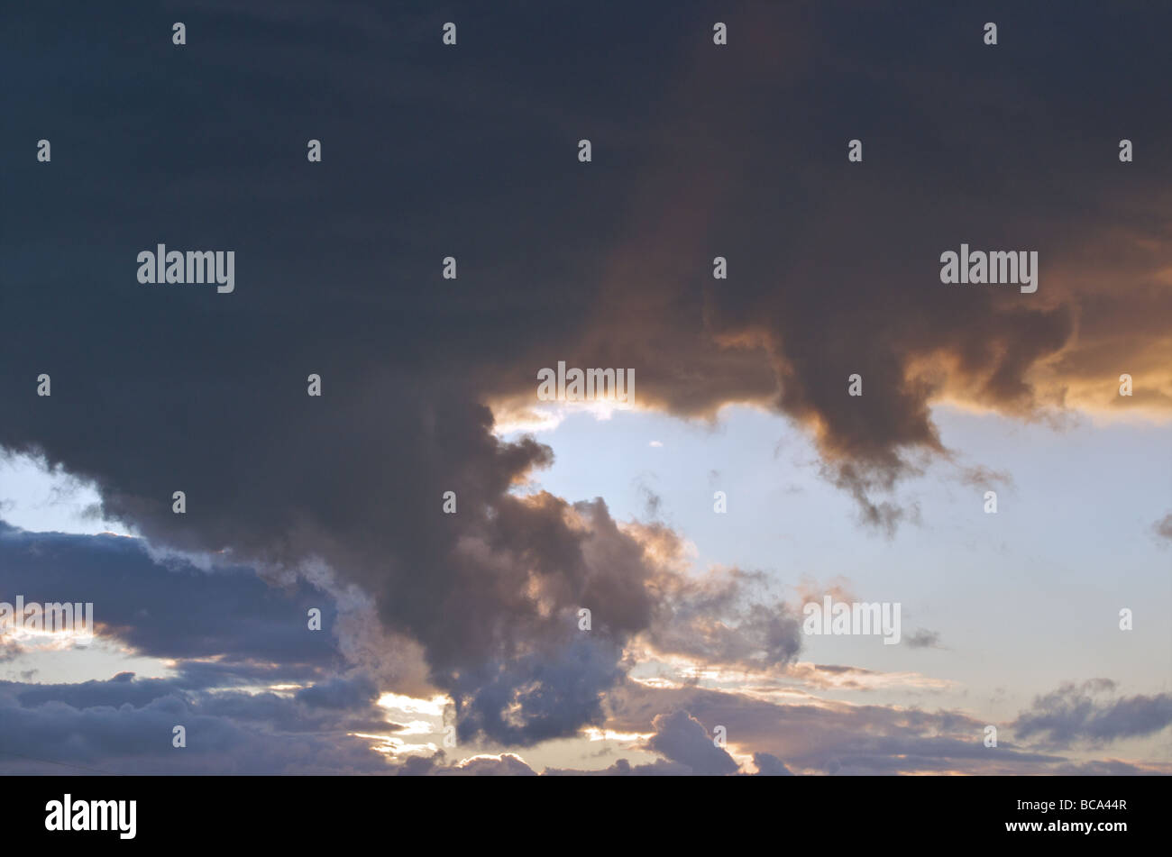 Storm clouds gathering on a summers evening Stock Photo - Alamy