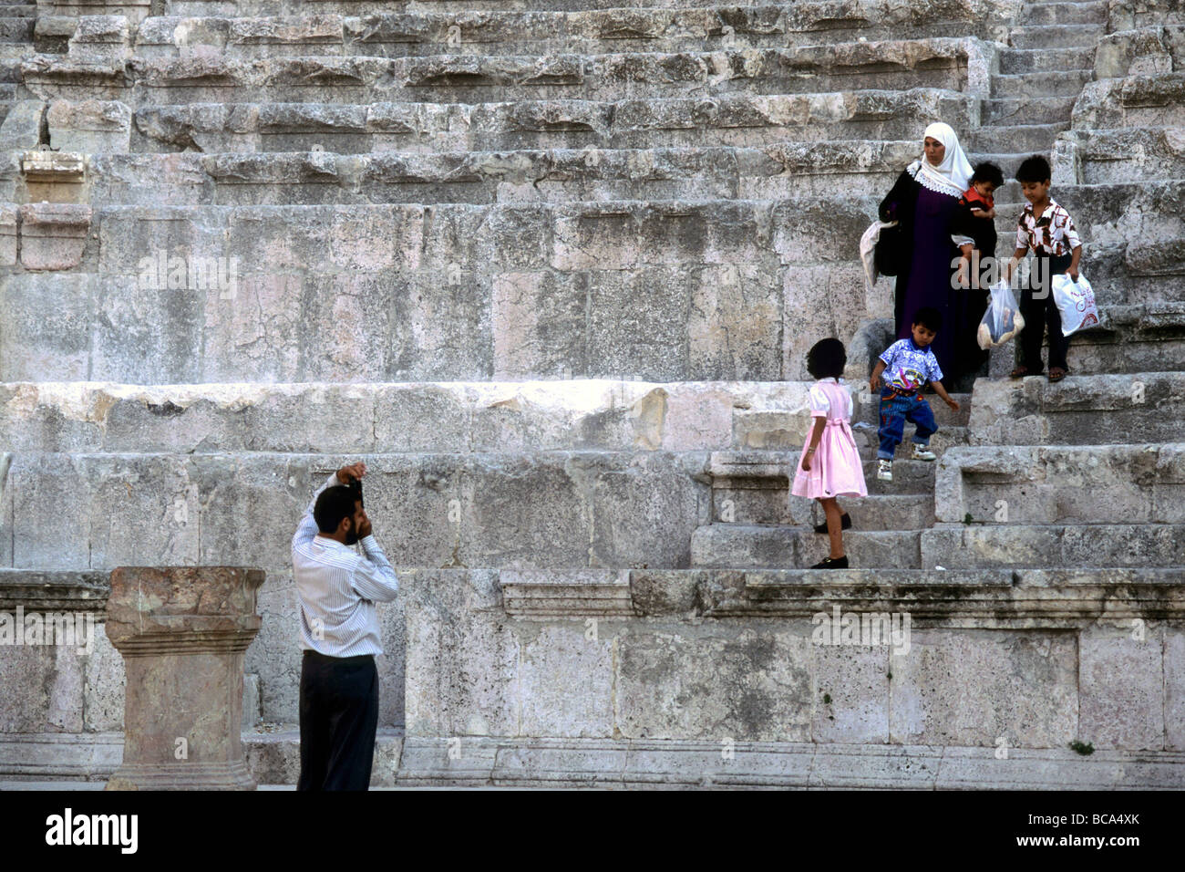 jordan amman The roman amphitheater Stock Photo - Alamy