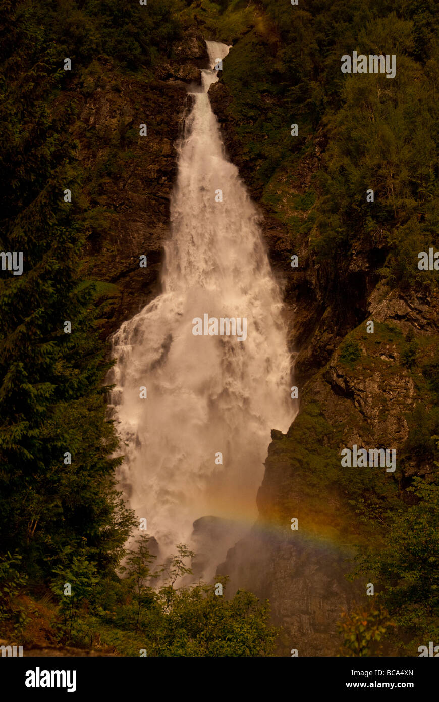 Waterfall with rainbow hi-res stock photography and images - Alamy
