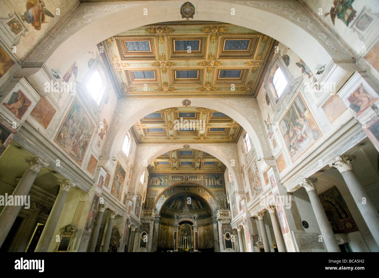 Basilica di santa prassede hi-res stock photography and images - Alamy