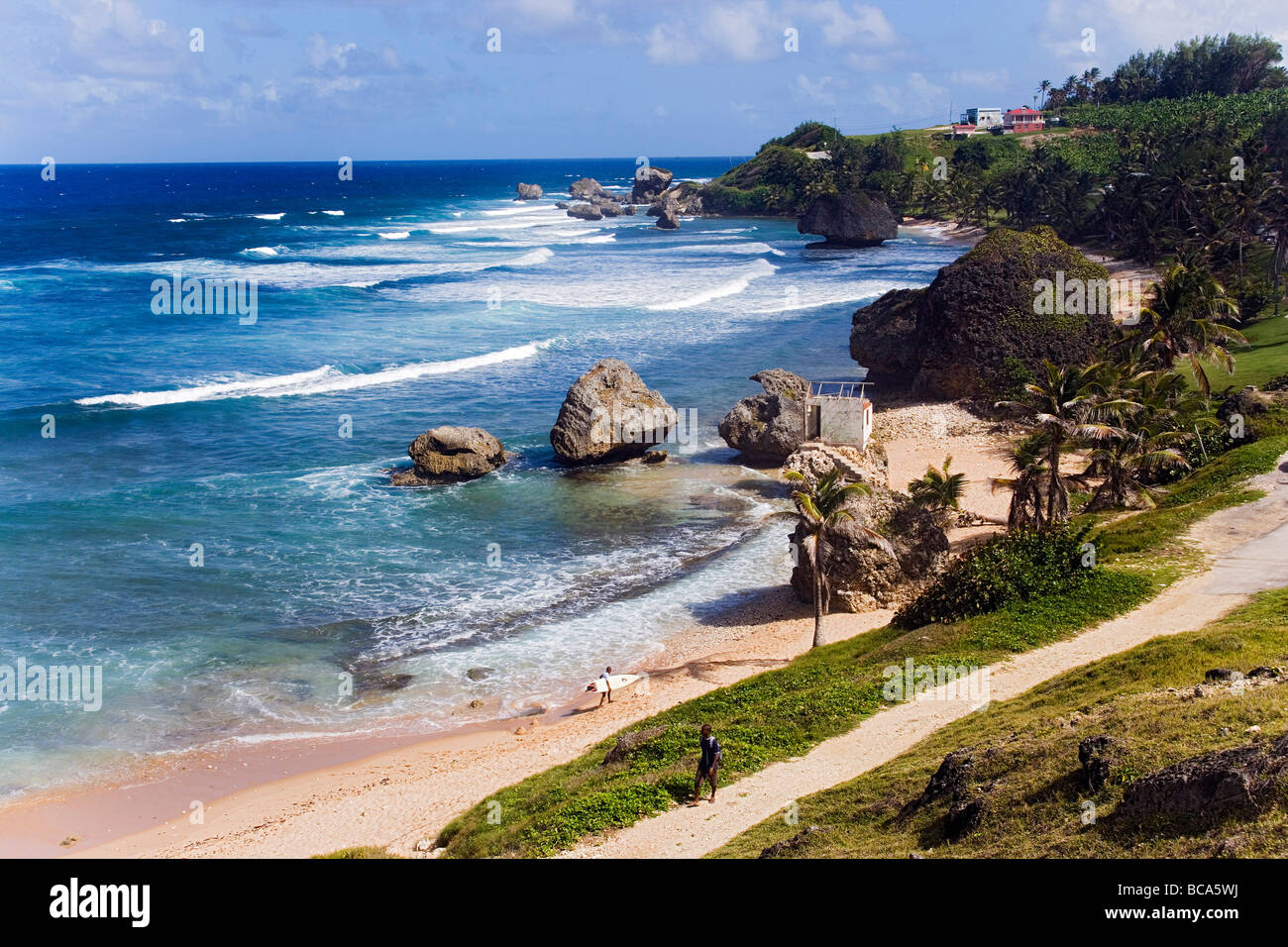 Barbados bathsheba surf hi-res stock photography and images - Alamy