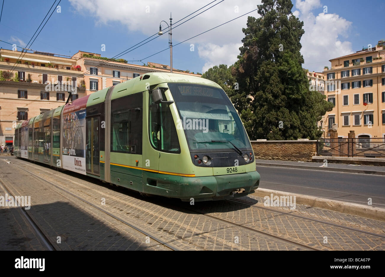 Rome tram hi-res stock photography and images - Alamy