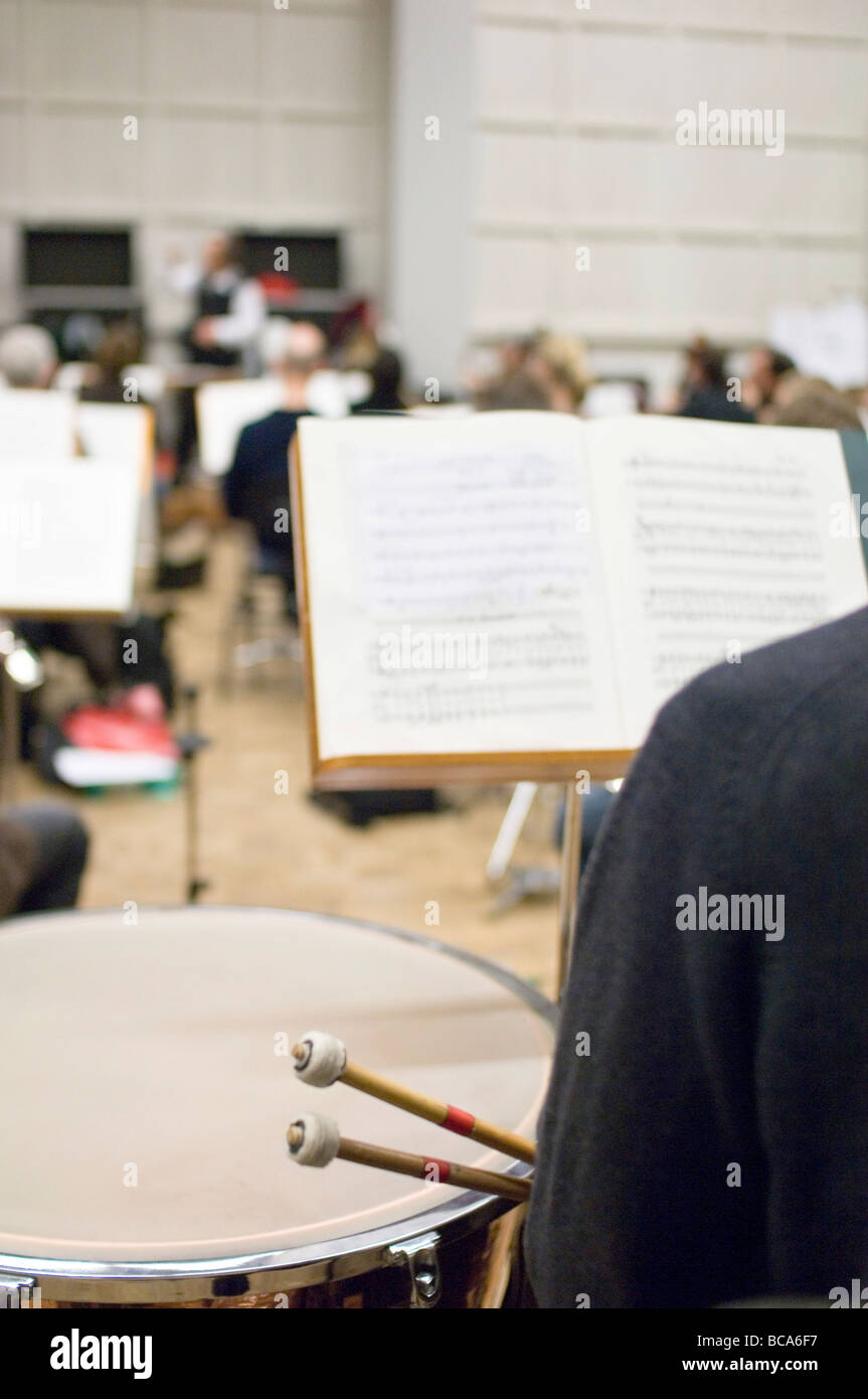 Timbal player, Munich Symphonic Orchestra, Germany Stock Photo - Alamy