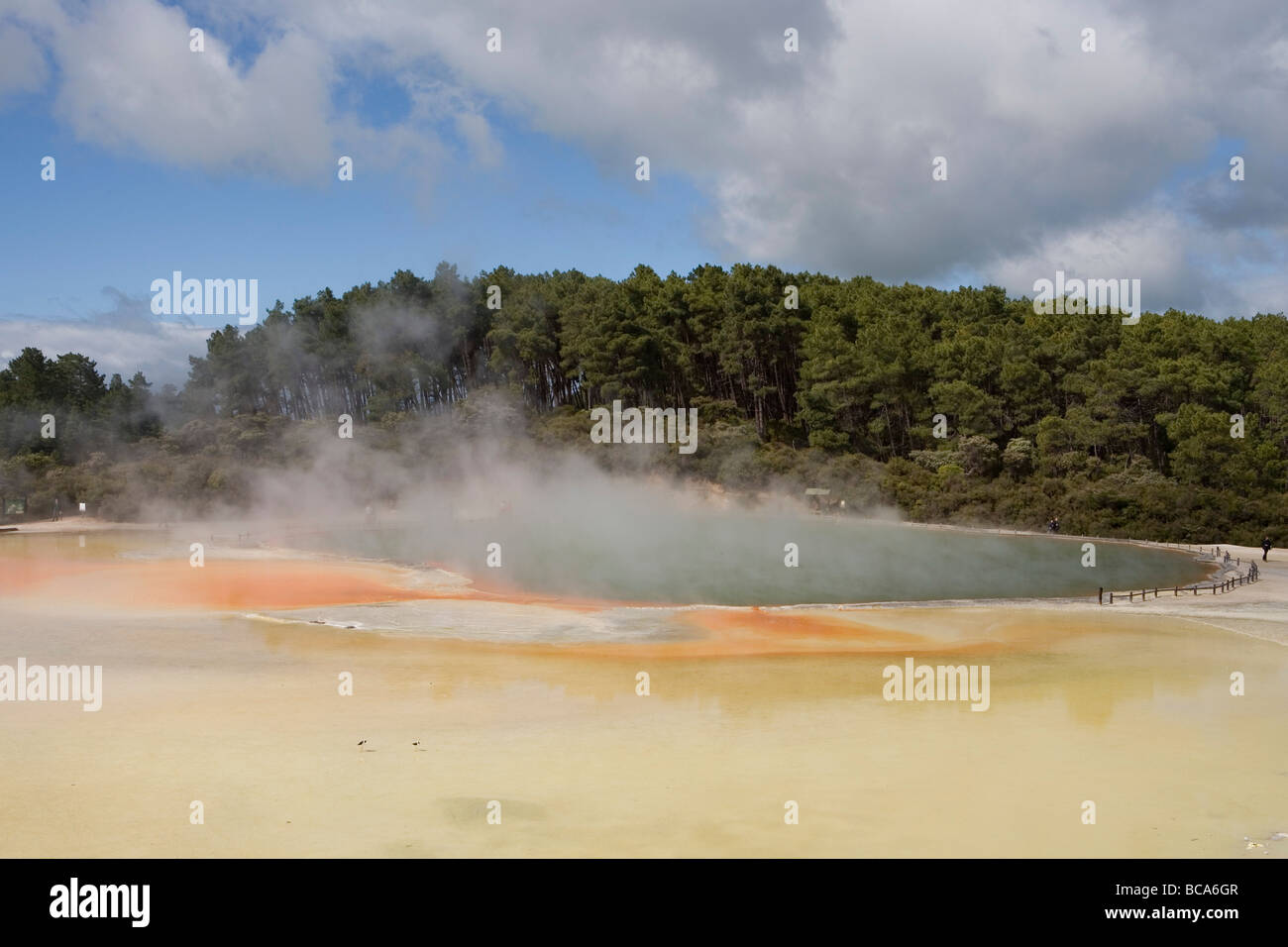 The Champagne Pool Spring, Wai-O-Tapu Thermal Wonderland, Waiotapu ...