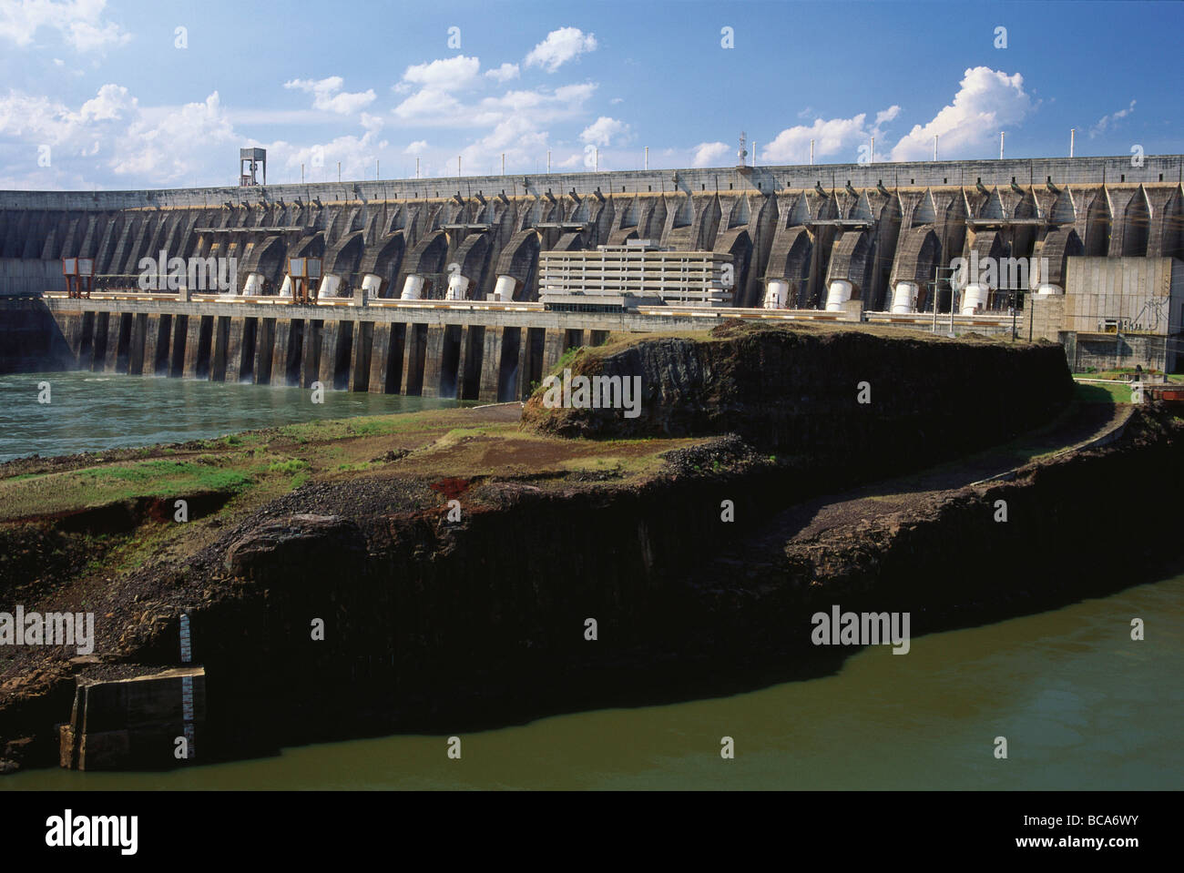 Itaipu Dam, Hydroelectric Power Station, Rio Parana, Brasil, South ...
