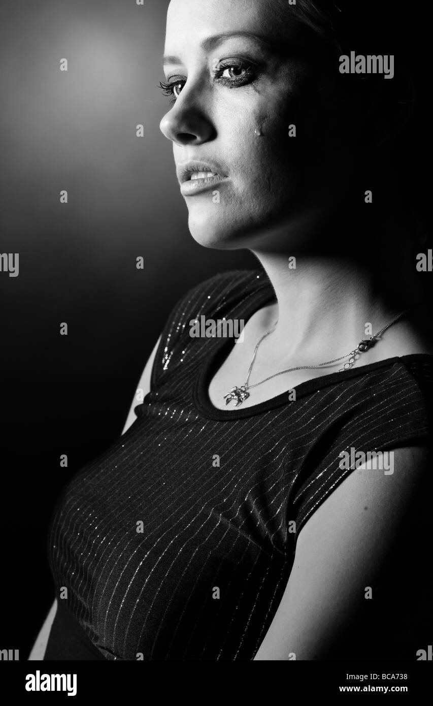 White teen female Black and White Stock Photos & Images - Alamy