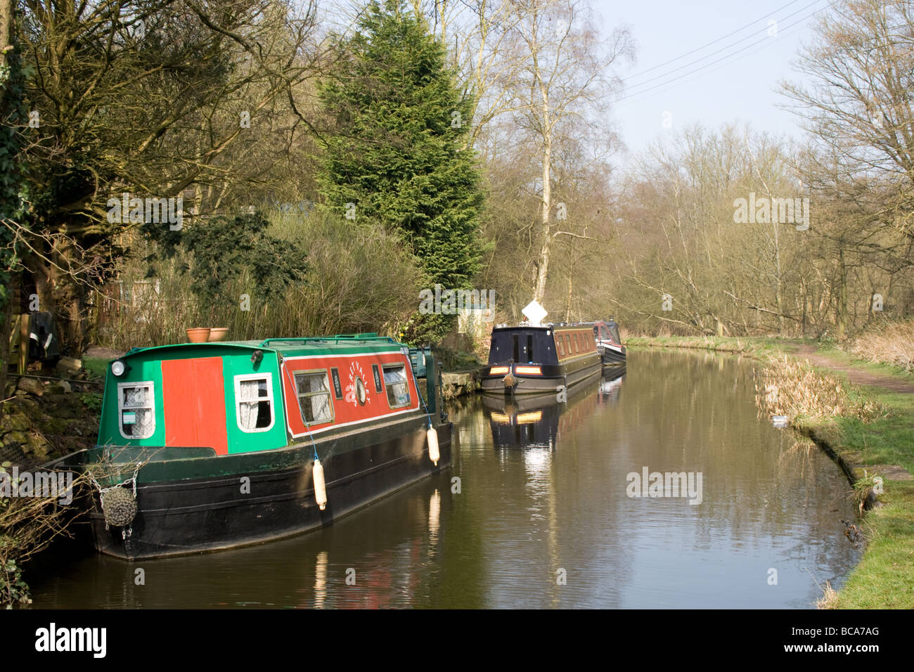 Cauldon canal at Cheddleton, Staffordshire, England Stock Photo - Alamy