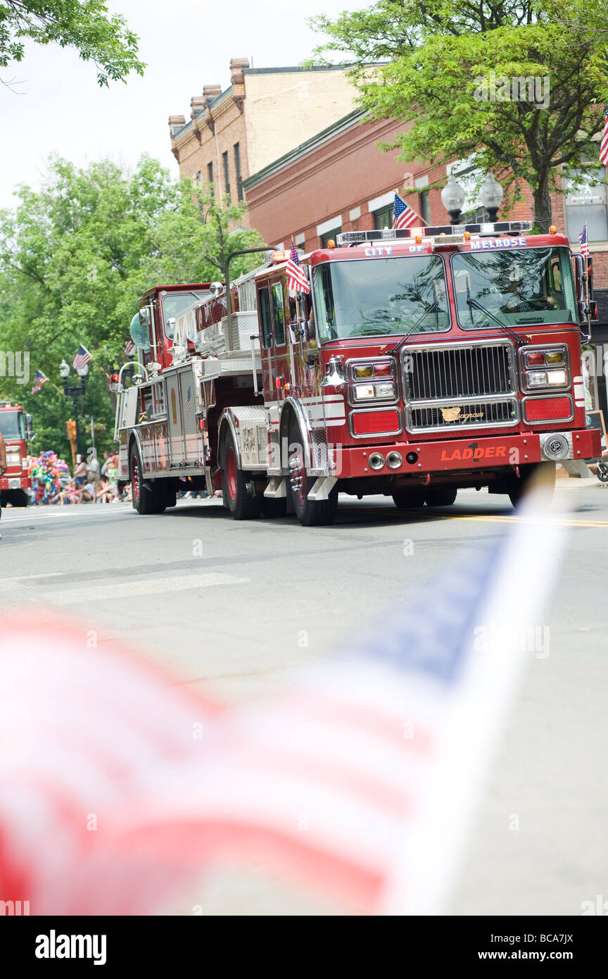 Red fire engine hi-res stock photography and images - Alamy