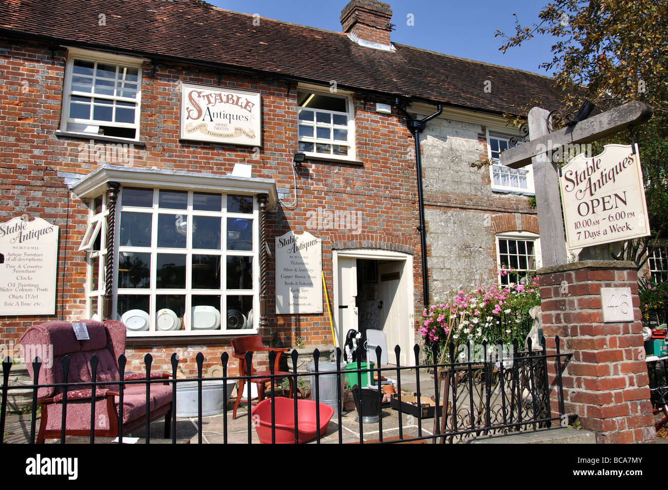 Stable Antiques, West Street, Storrington, West Sussex, England, United ...