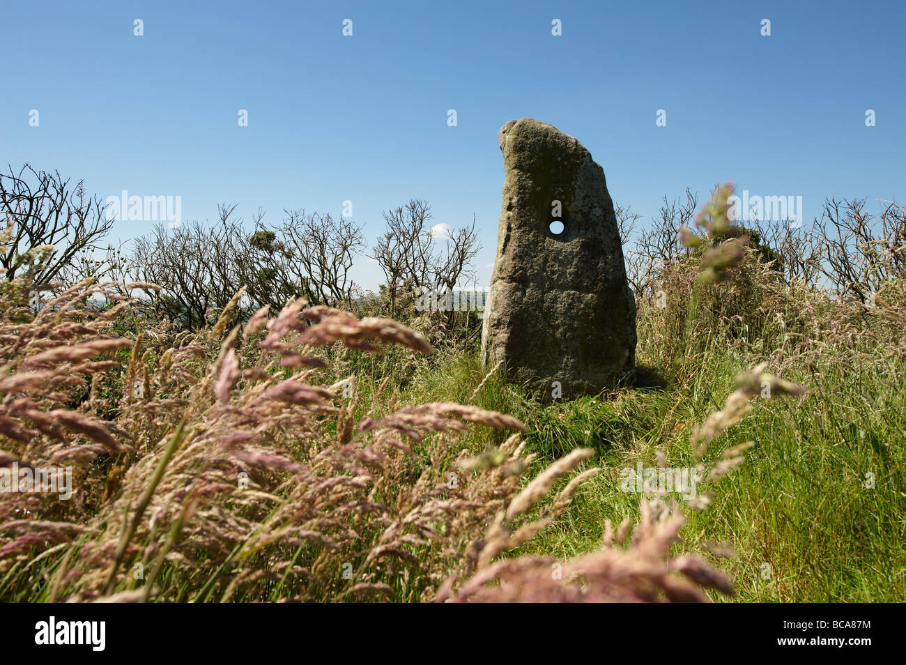 The Holestone Marriage Stone near Doagh, County Antrim Northern Ireland ...
