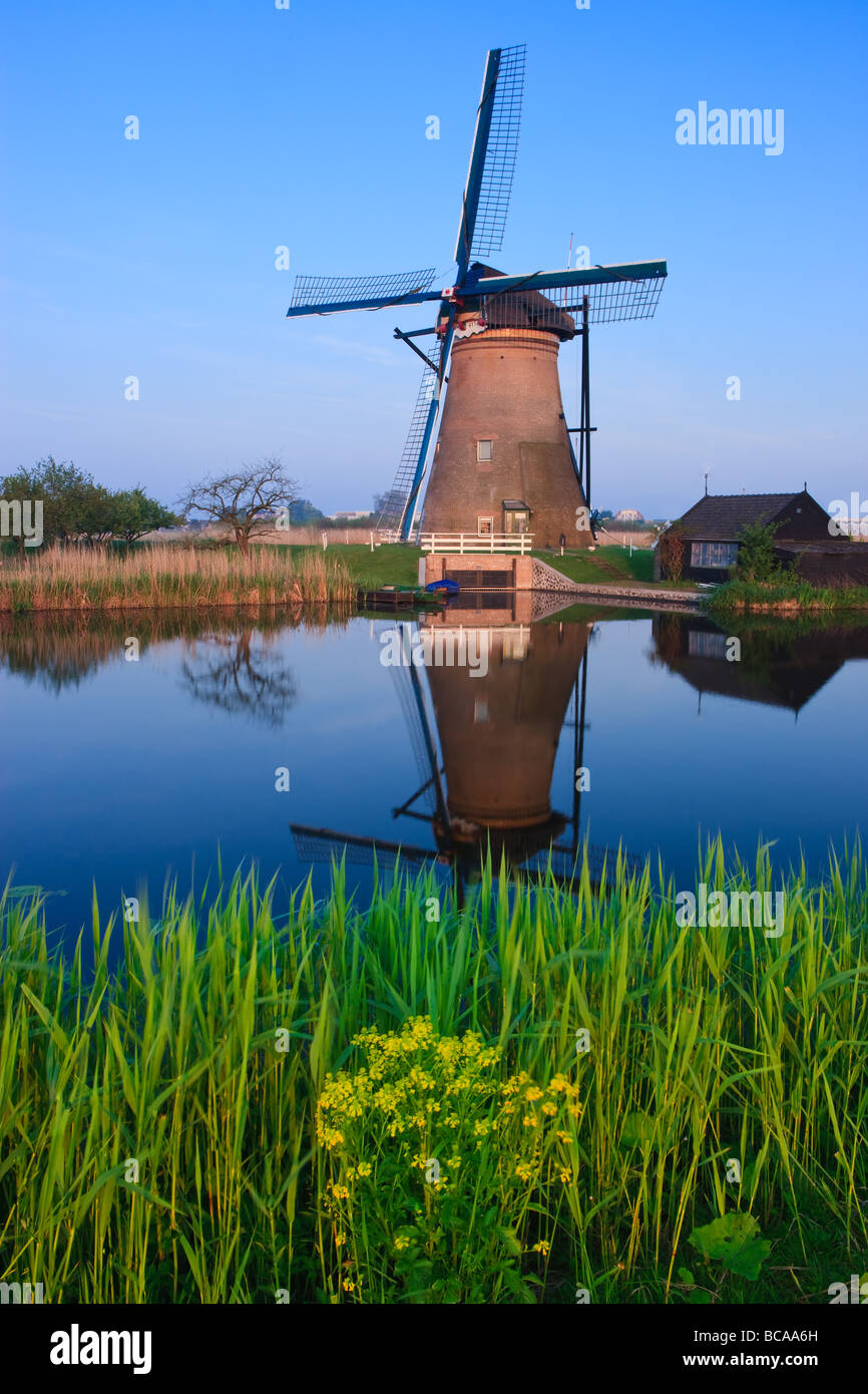 Windmills at the Kinderdijk, Netherlands Stock Photo - Alamy