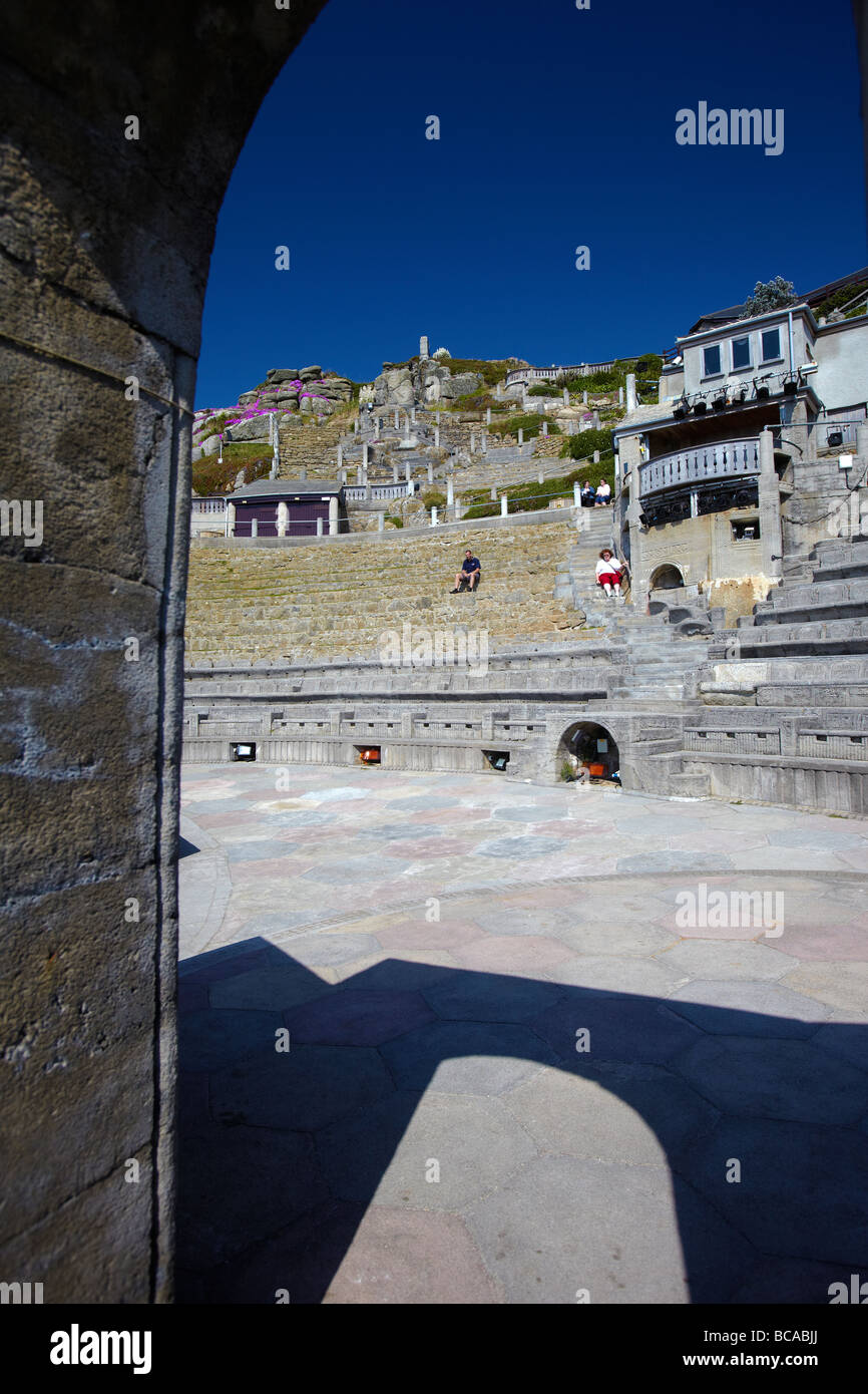 Minack Open Air Theatre, Porthcurno, Cornwall, England, UK Stock Photo ...