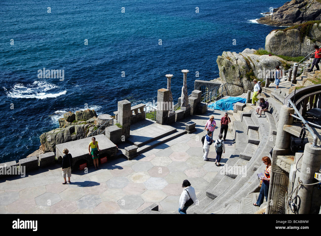 Minack Theatre Cornwall Performance High Resolution Stock Photography ...