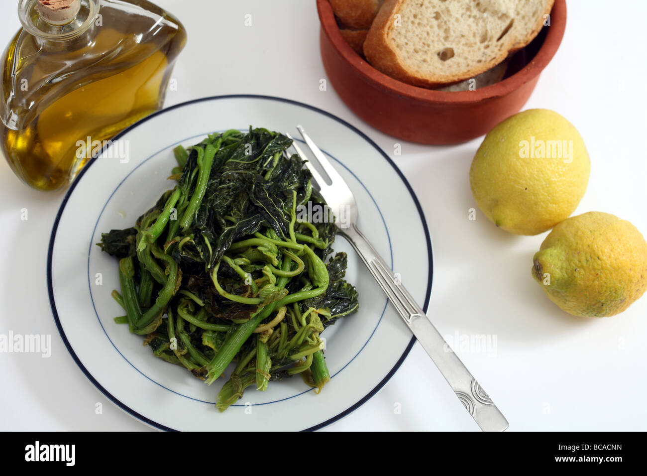 Crete food lemon table hi-res stock photography and images - Alamy