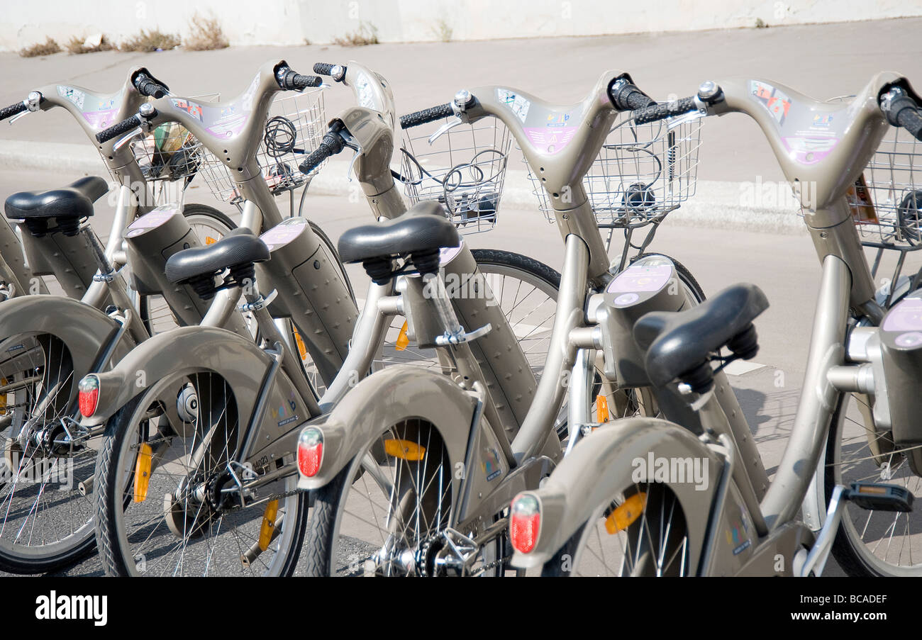Velib bike rental station hi-res stock photography and images - Alamy