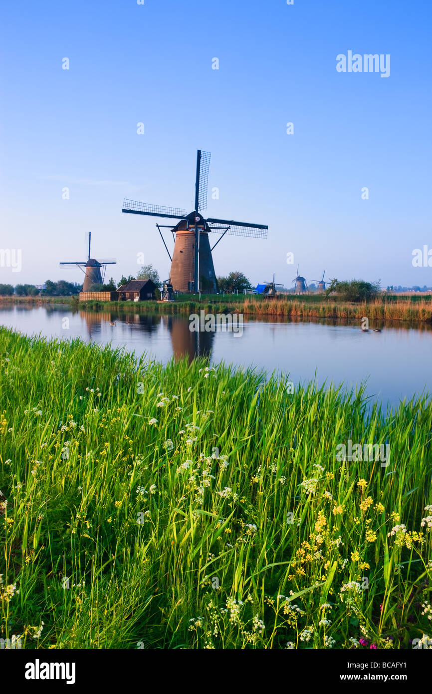 Windmill On A Polder Waterway High Resolution Stock Photography and ...