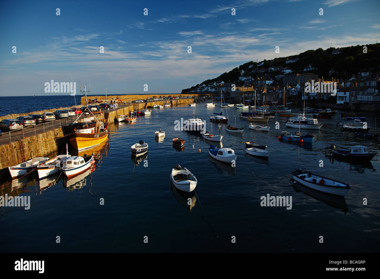 Mousehole Harbour, Mousehole, Cornwall, England, UK Stock Photo - Alamy