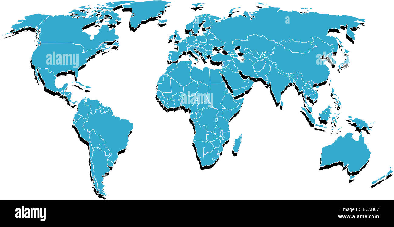 Blue zones map hi-res stock photography and images - Alamy